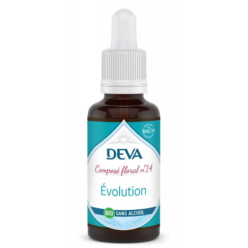 DEVA Composé floral BIO, n°14 EVOLUTION 30ml SANS ALCOOL | Nabio